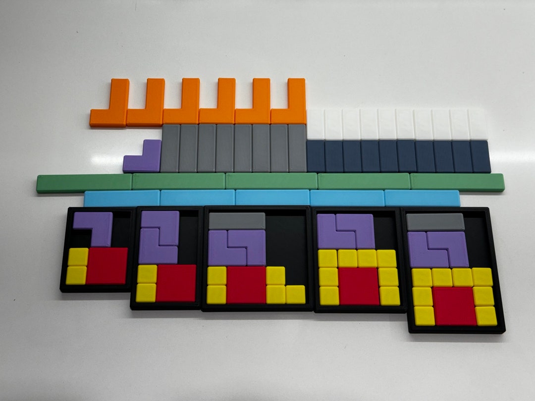 Sliding Block Puzzle Construction Kit - 5 Pack - Etsy