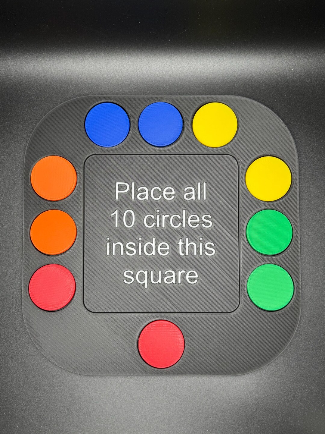 Large Penny Puzzle-inspired Circle Challenge - 230x230mm Fun Brain ...