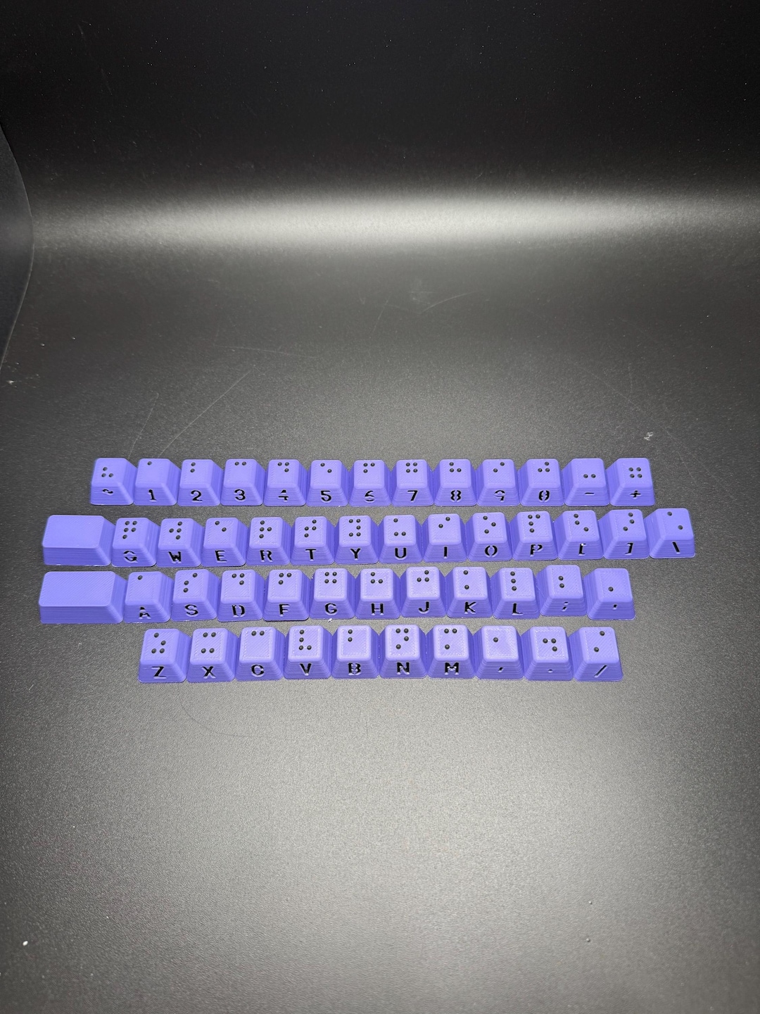 Braille Keyboard Key Cap Set Cherry MX - Artisan Handmade Accessibility ...
