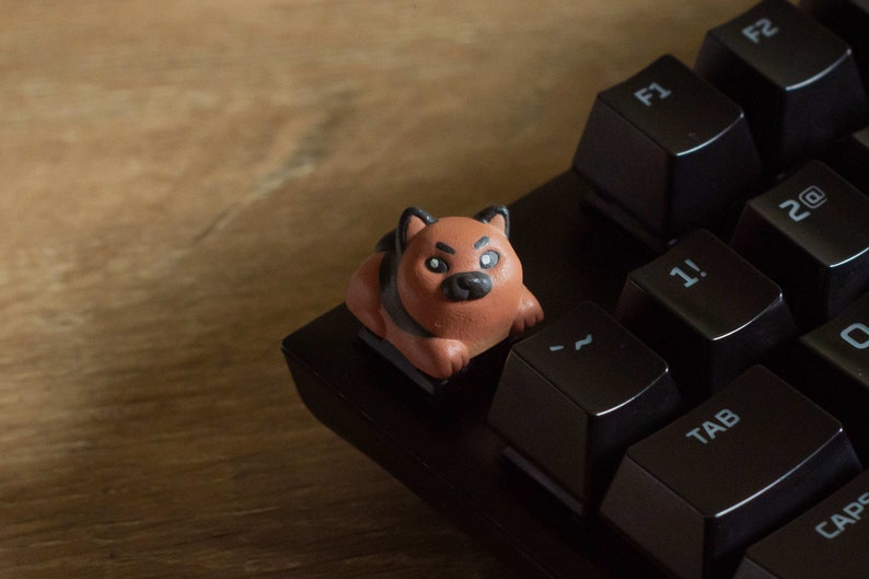 Shiba Inu Dog Keycaps Set - Cherry MX Compatible - Unique Keyboard ...