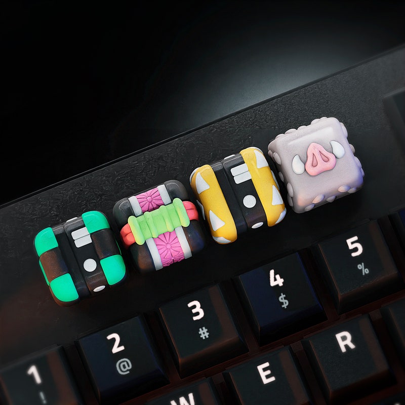 Keycaps Demon Slayer - Etsy