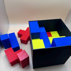 Bedlam Cube Puzzle - 12 Pentacubes in 3 Sizes: Perfect for Teachers ...