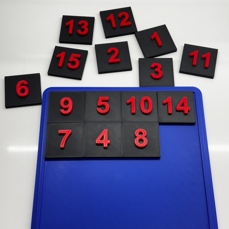 Sliding Tile Puzzle - Etsy