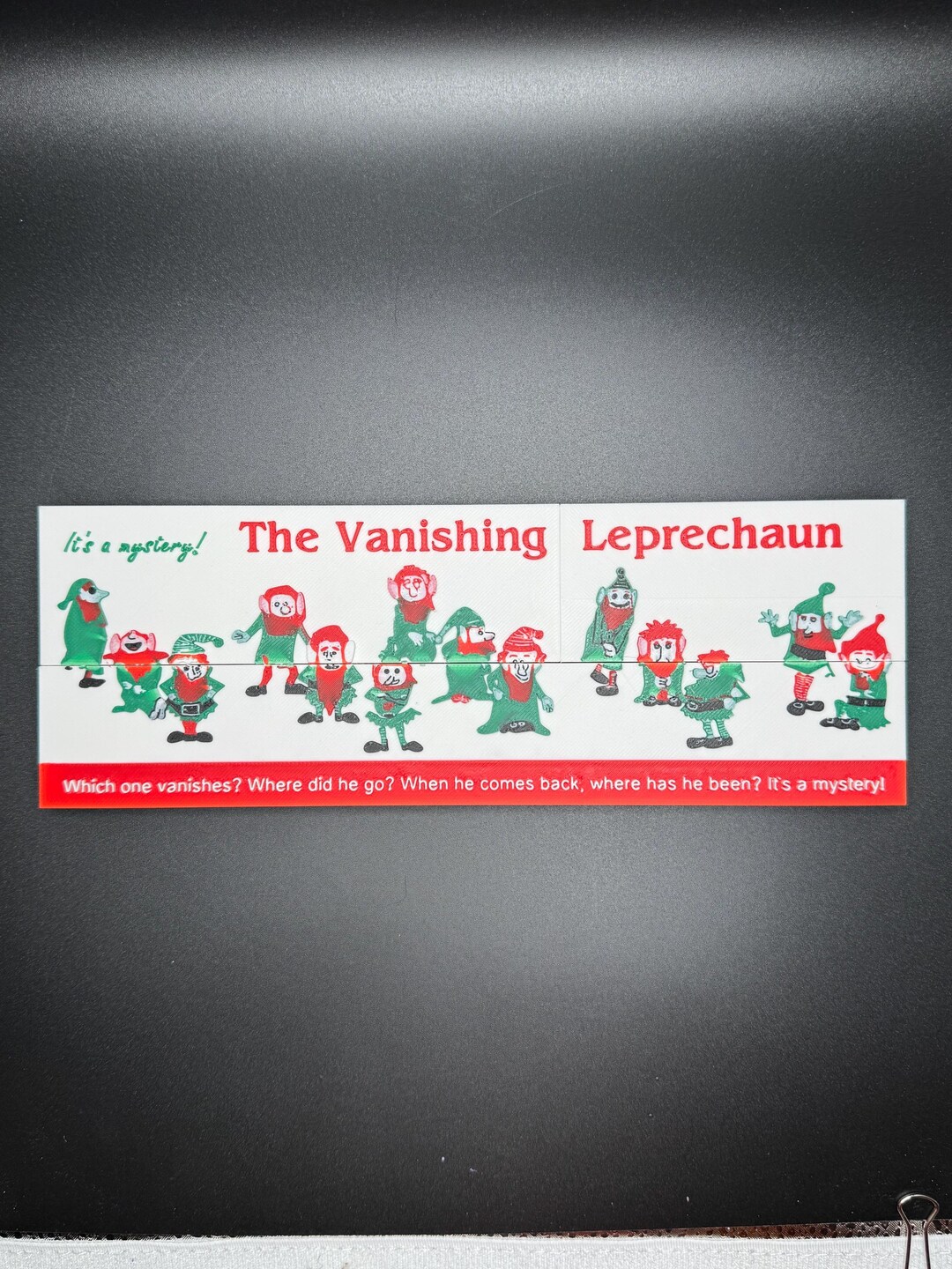 Vanishing Leprechaun - Magic Shifting Puzzle - High Quality 3D Print ...