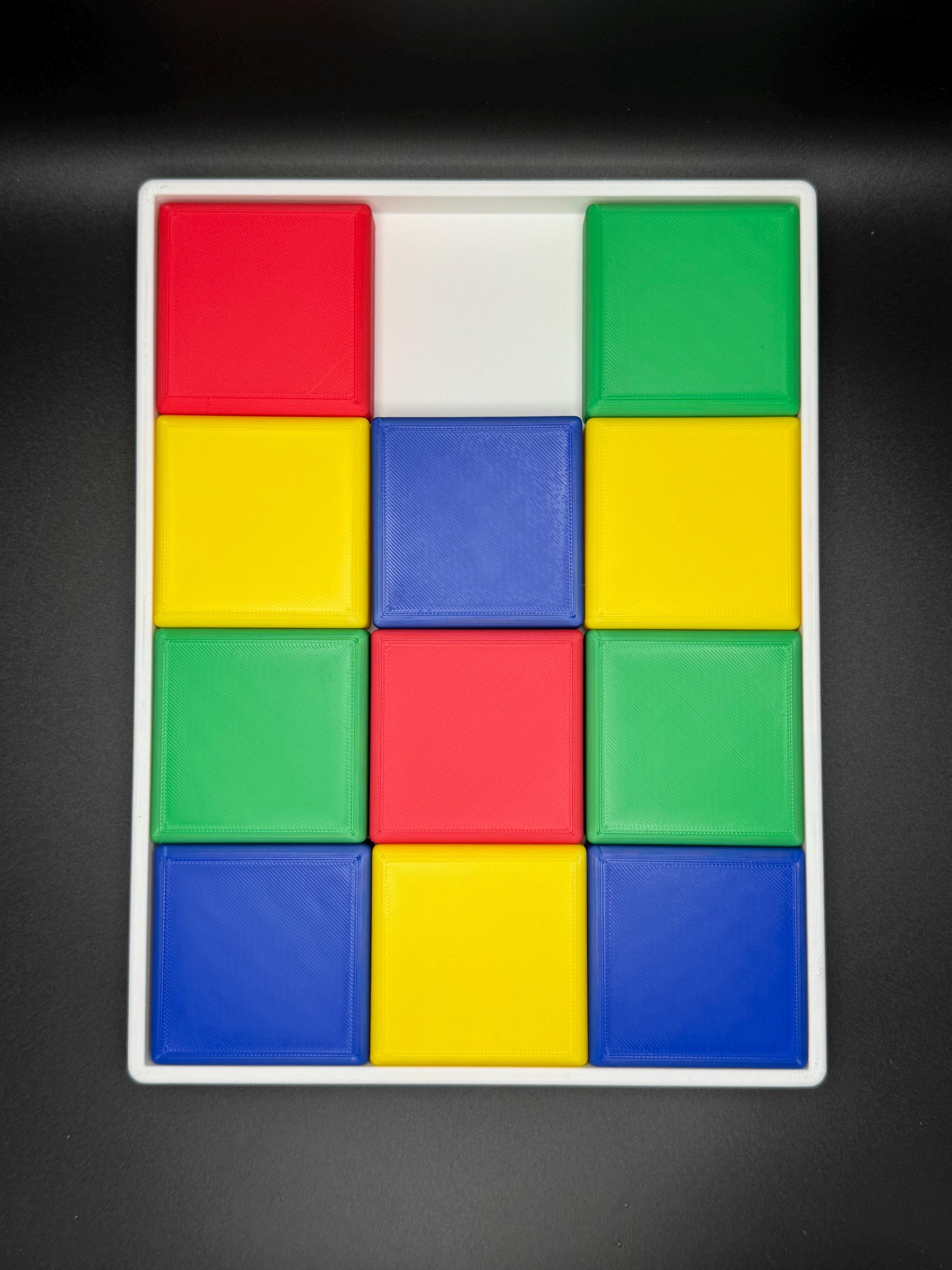 Shifty - Modern Recreation of 1974s Sliding Puzzle - Large 3D Puzzle ...