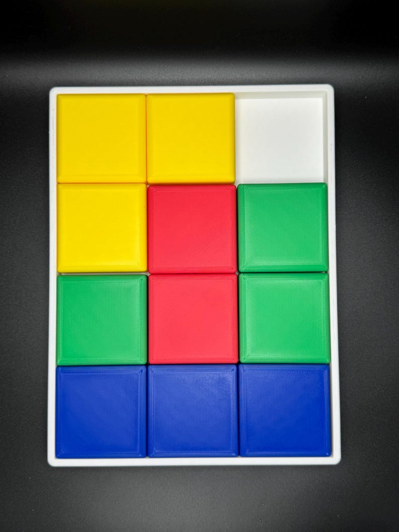 Shifty - Modern Recreation of 1974s Sliding Puzzle - Large 3D Puzzle ...