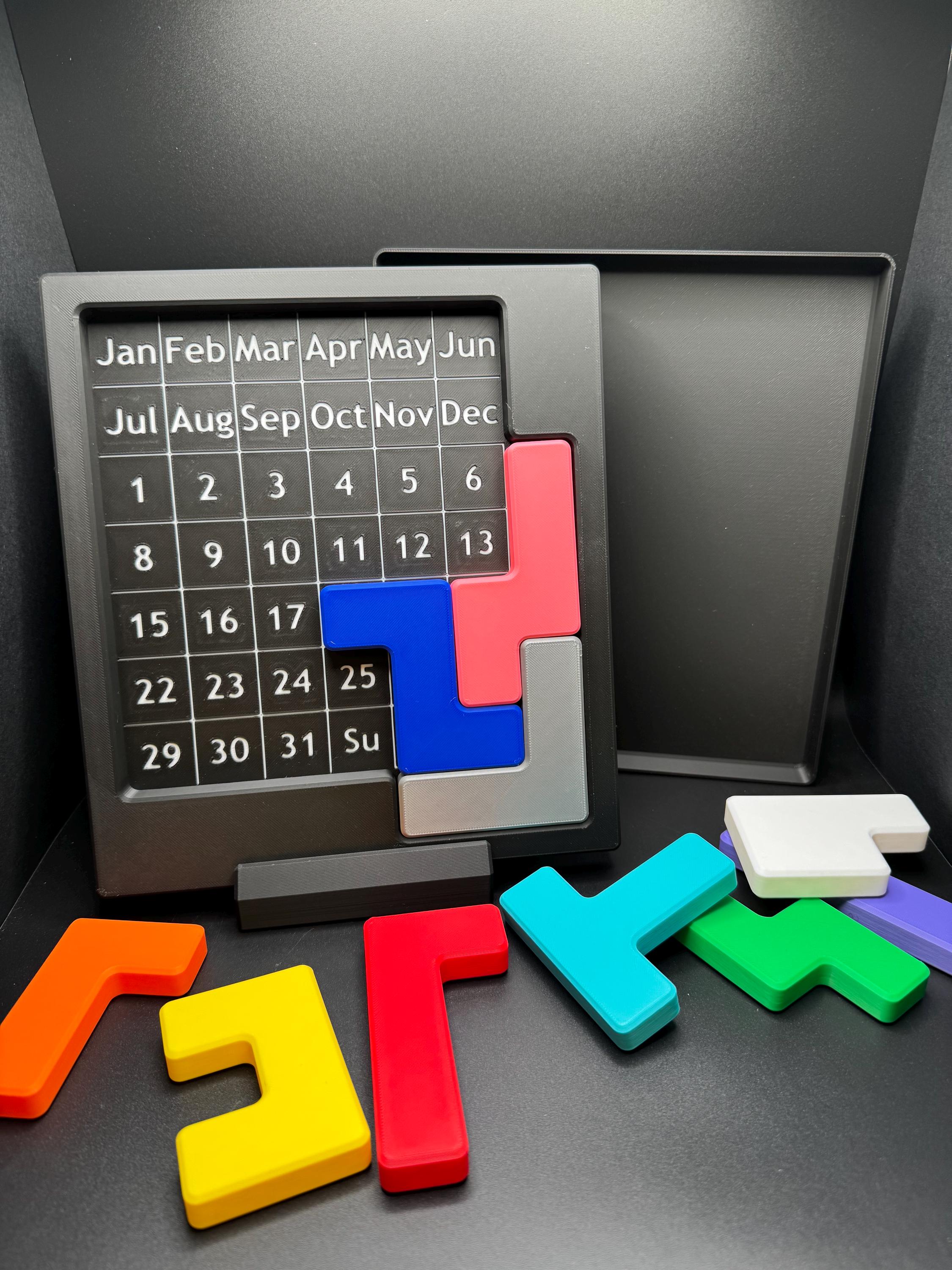 Daily Calendar Puzzle - Mind-sharping Challenge | up to 9.5x8.3 Inch ...