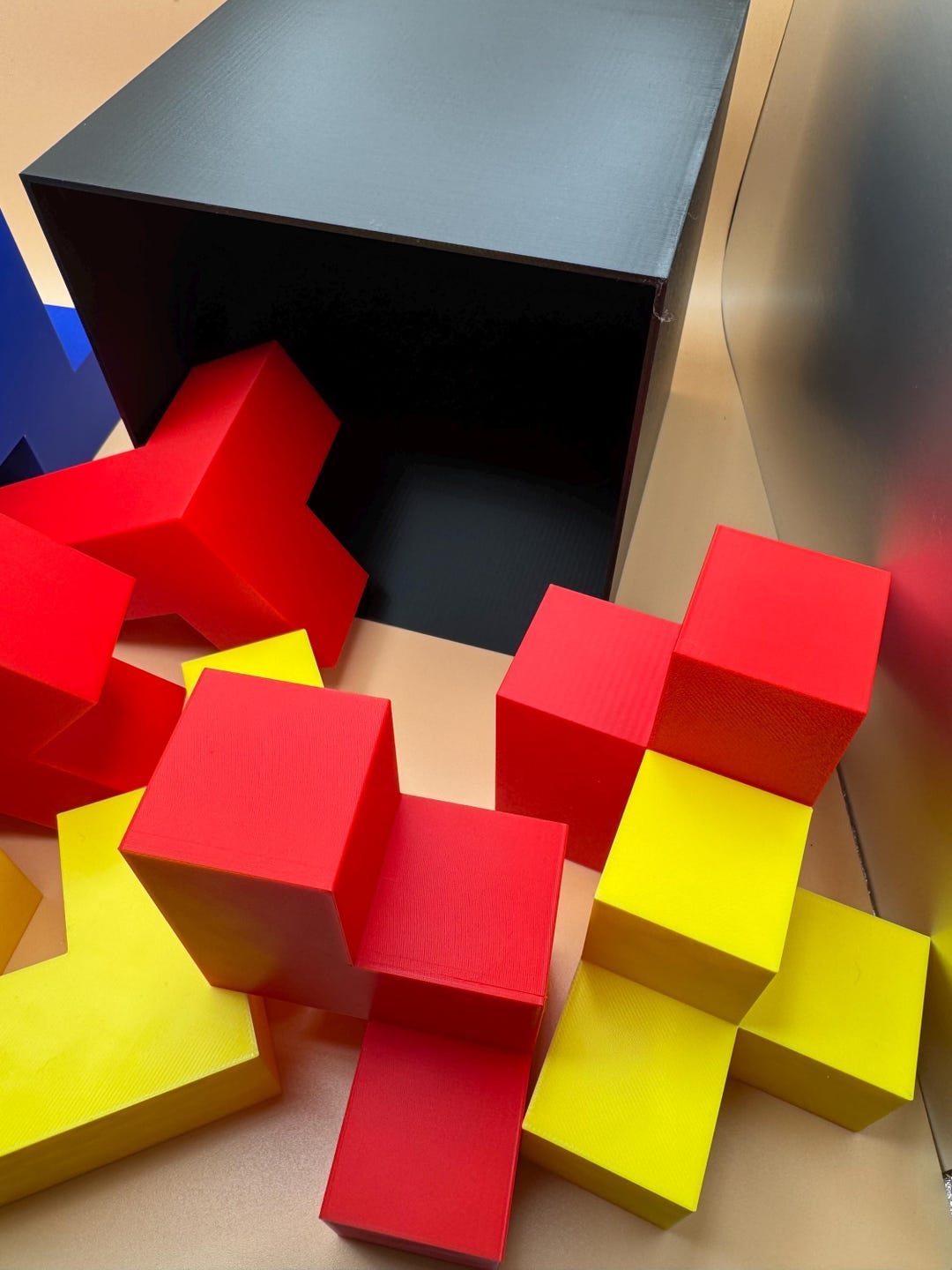 Bedlam Cube Puzzle - 12 Pentacubes in 3 Sizes: Perfect for Teachers ...