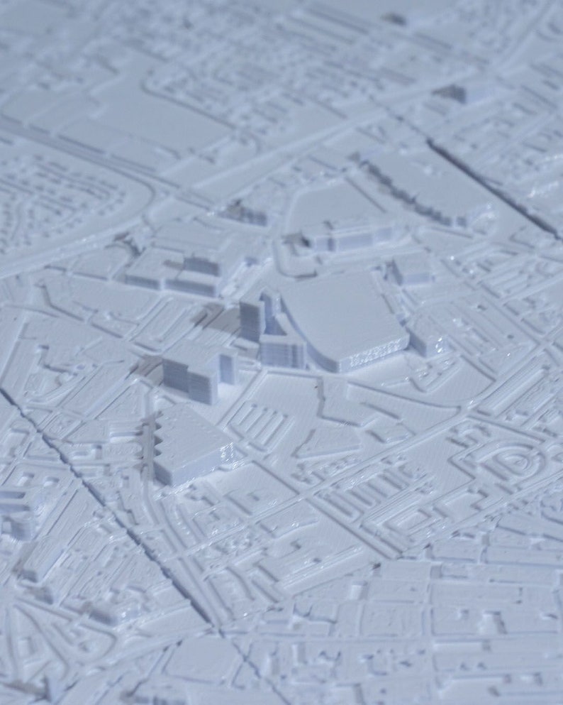 3D City Map Liverpool Modular Map Art - Etsy