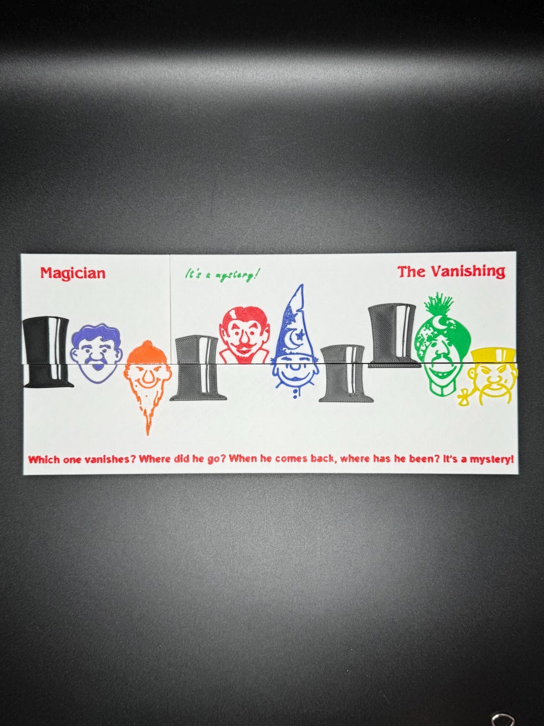 The Vanishing Magician - Magic Shifting Puzzle - High Quality 3D Print ...