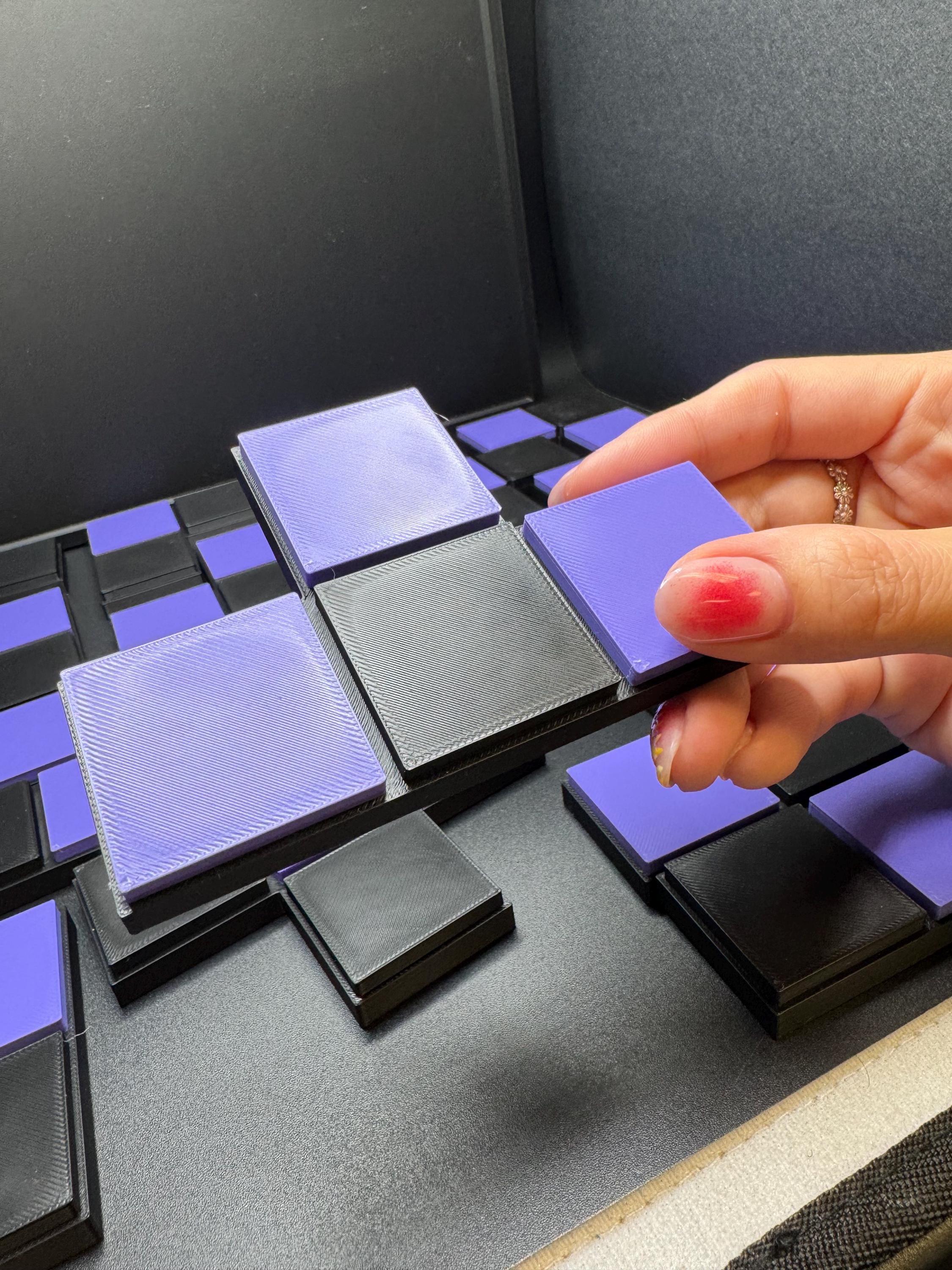 Checkerboard Dissection Puzzle - Battle Royale by Sam Loyd, Modern ...