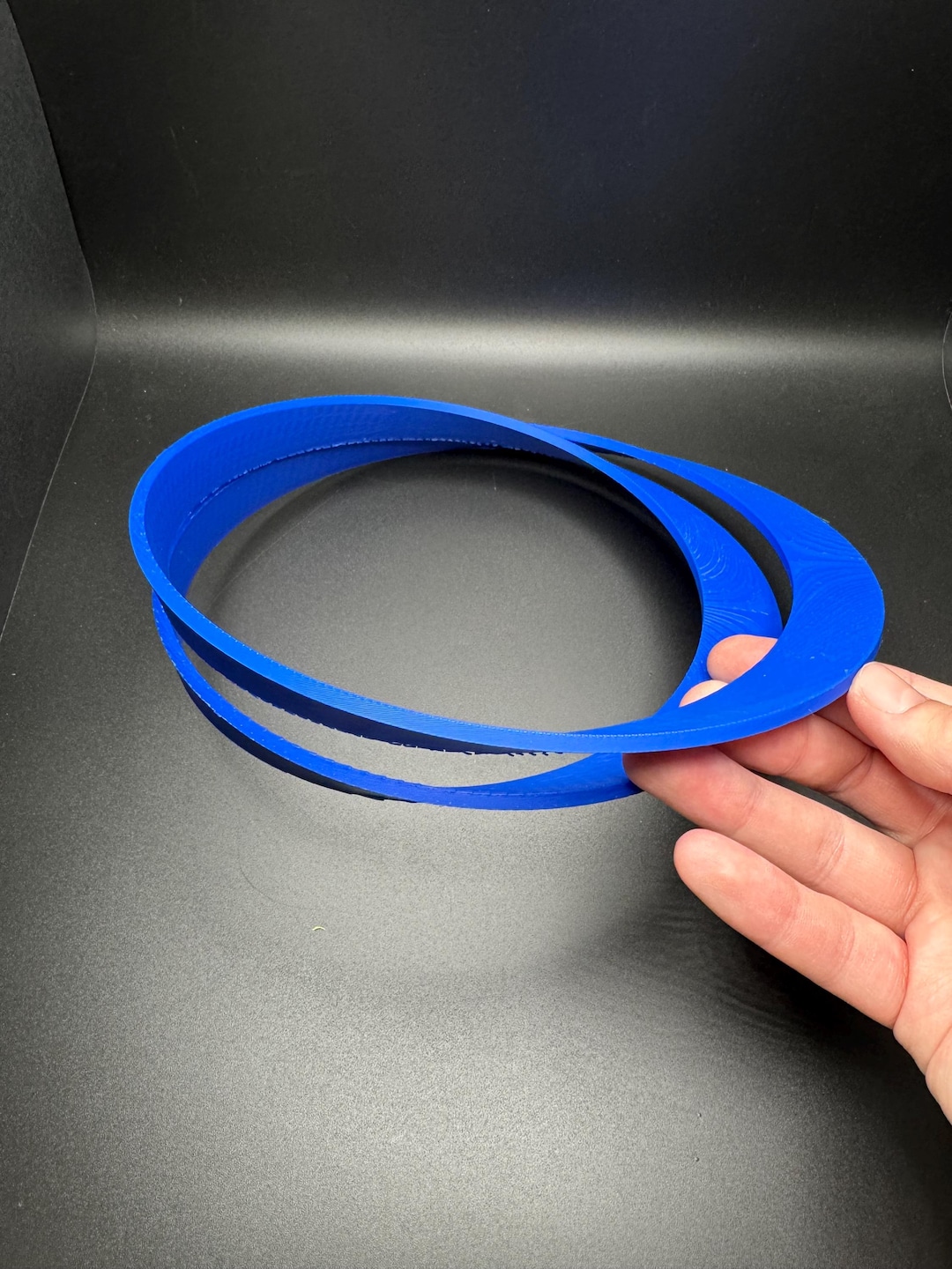 Cut Mobius Strip - 3D Printed Stylish Accent for Bookshelves, Tables ...