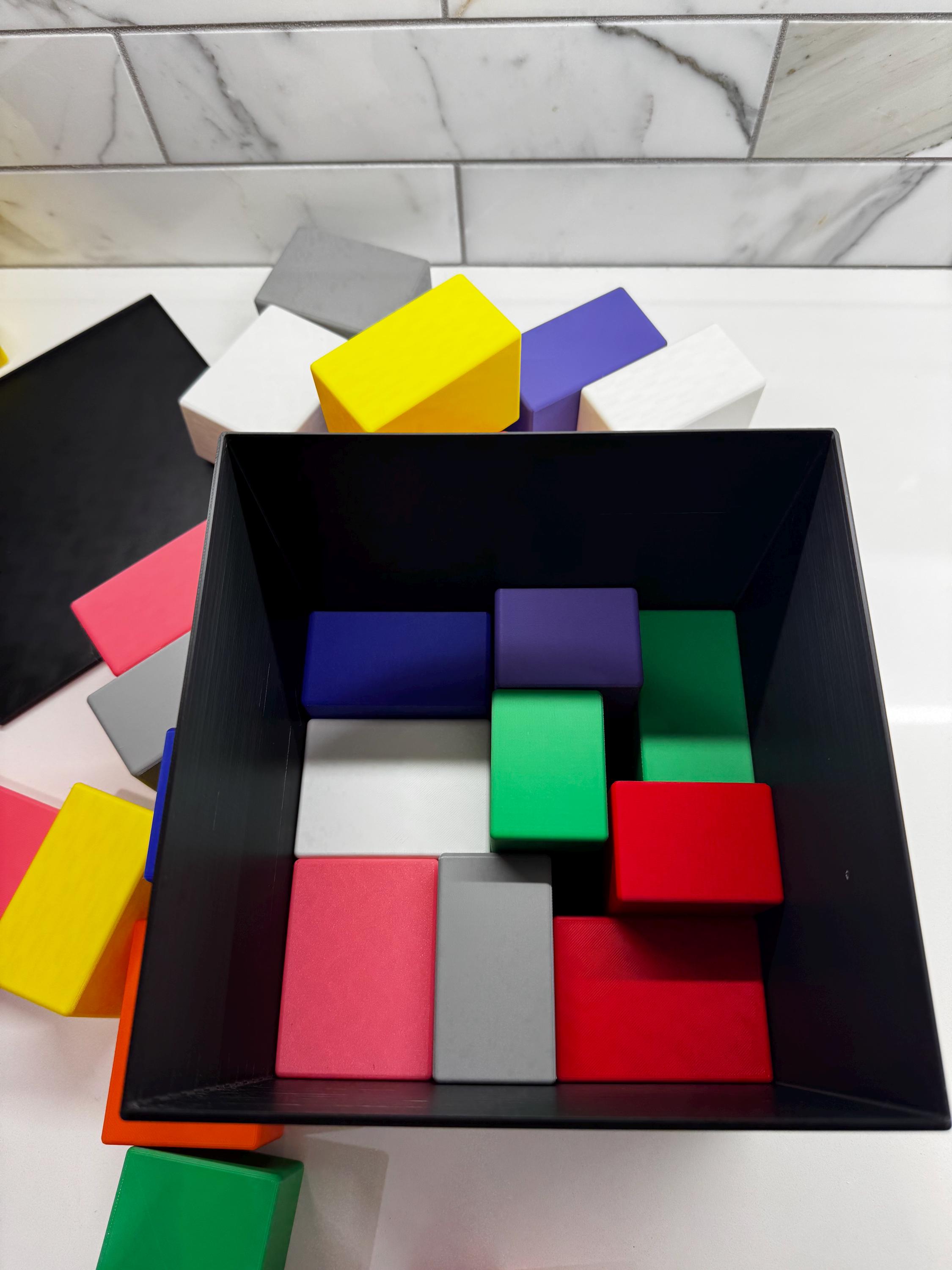 Hoffman's Packing Puzzle - Unique Brain Teaser, 27 Cuboids Challenge ...