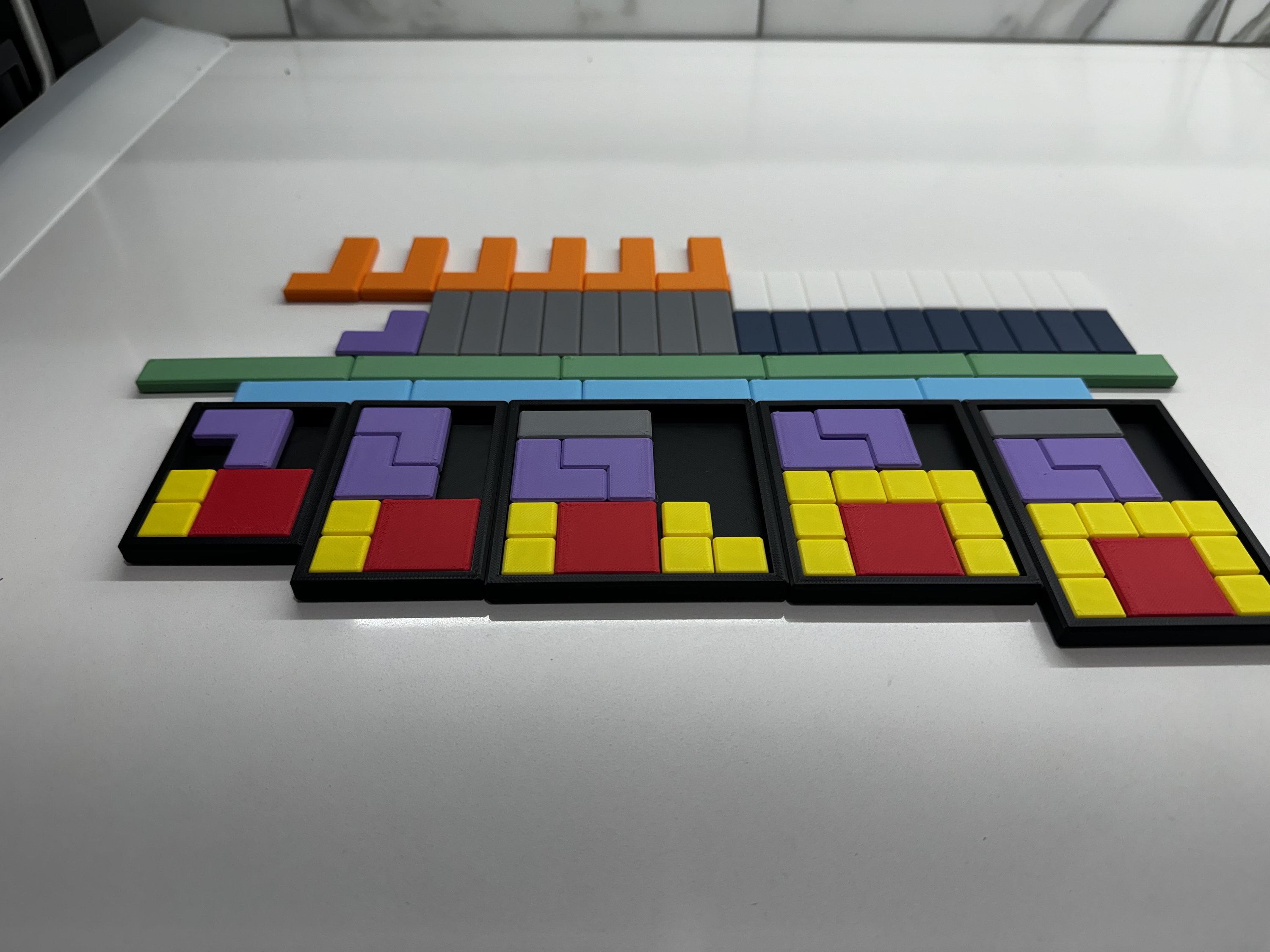 Sliding Block Puzzle Construction Kit - 5 Pack - Etsy