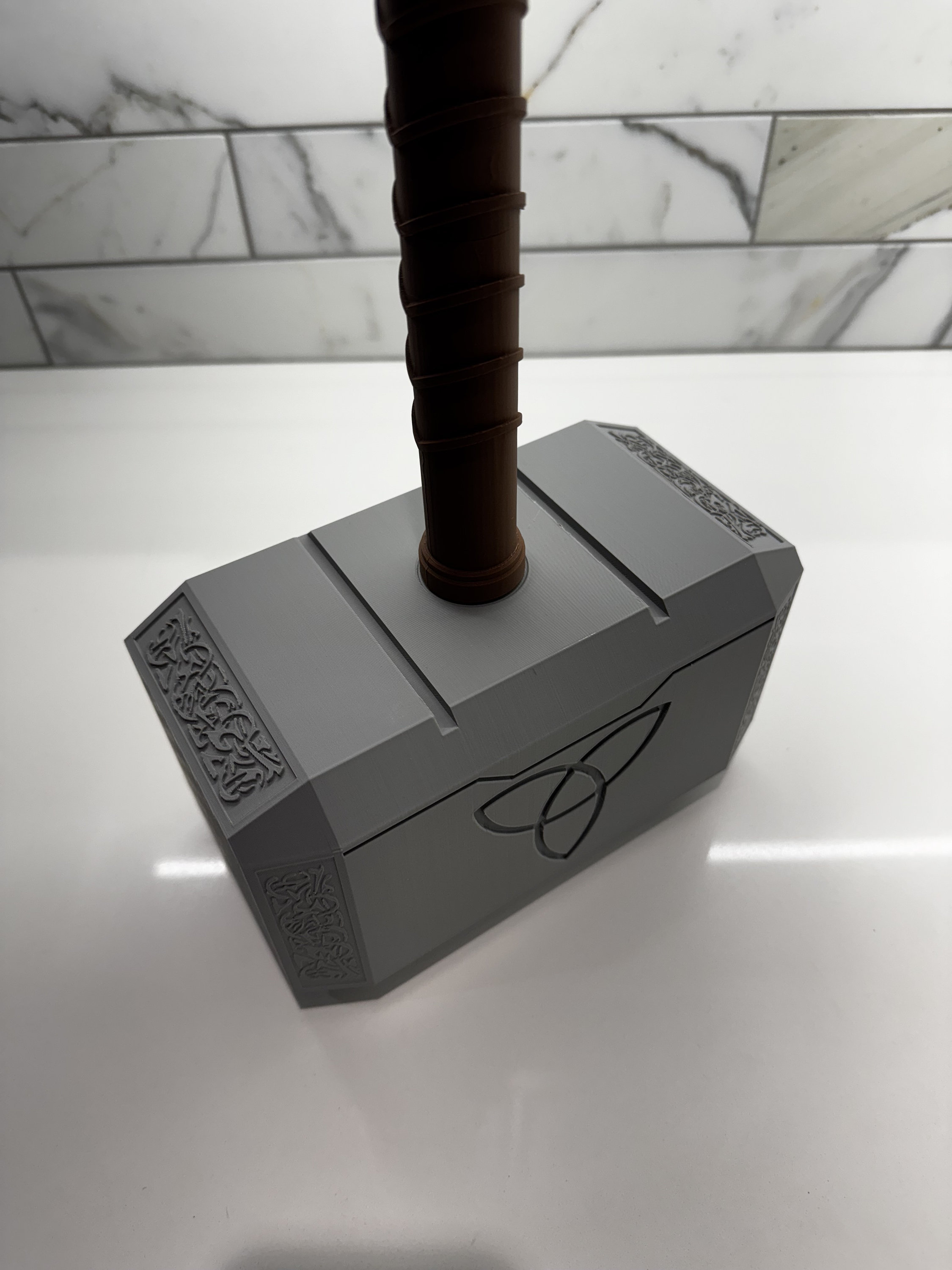 Thor's Mjolnir 3D Printed Hammer - Full-size, High-quality Cosplay ...