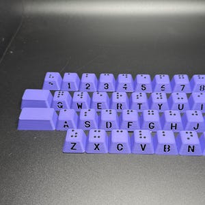 Braille Keyboard Key Cap Set Cherry MX - Artisan Handmade Accessibility ...