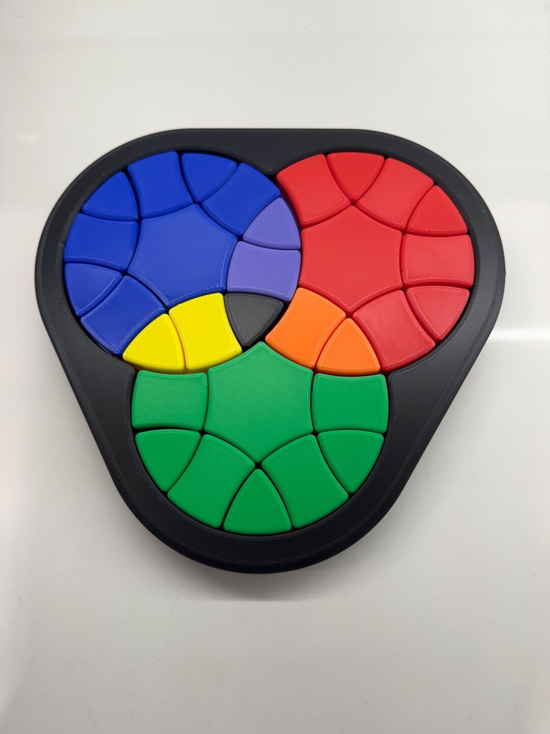 Hex Shaper Puzzle - Rotate Rings to Match Pattern, Fun for Kids ...