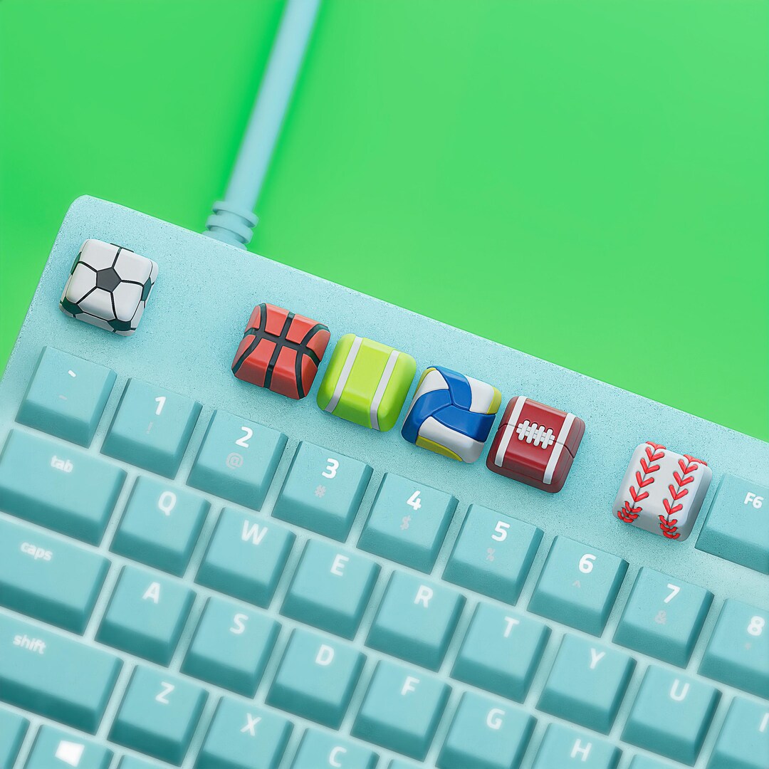 Handmade Sport Balls Keycaps for Cherry MX, Artisan Keycaps, Tennis ...