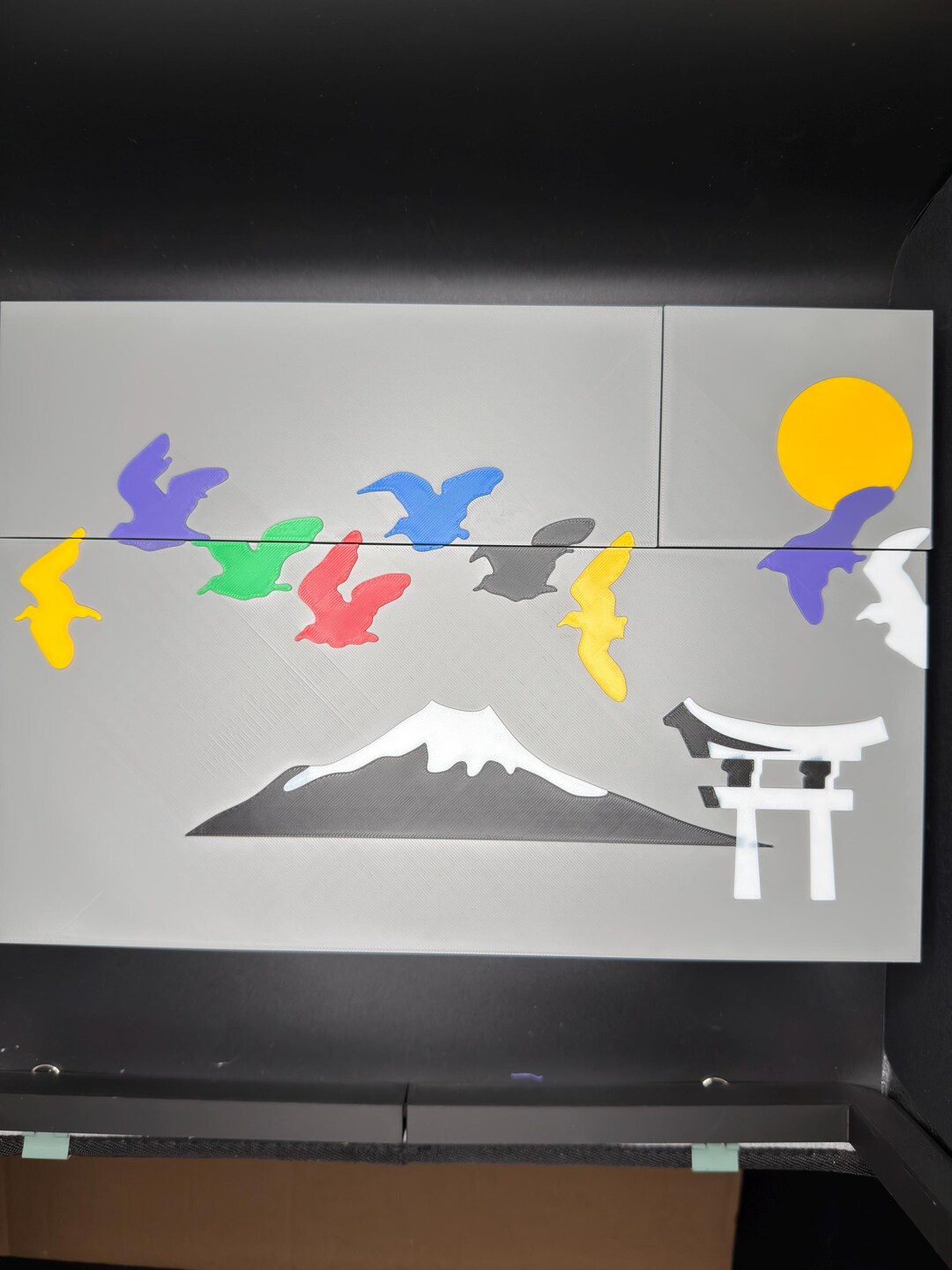 Vanishing Japanese Birds Puzzle | Optical Illusion Dissection Puzzle ...