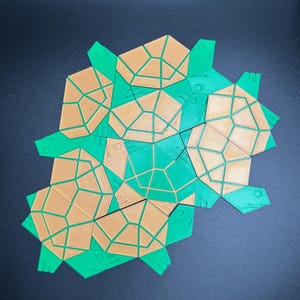 Turtle Aperiodic Monotile Puzzle - 3D Printed Learning Patterns for ...