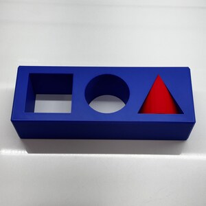 Large Triangle + Circle + Square Puzzle for Kids - Shape Learning Toy ...
