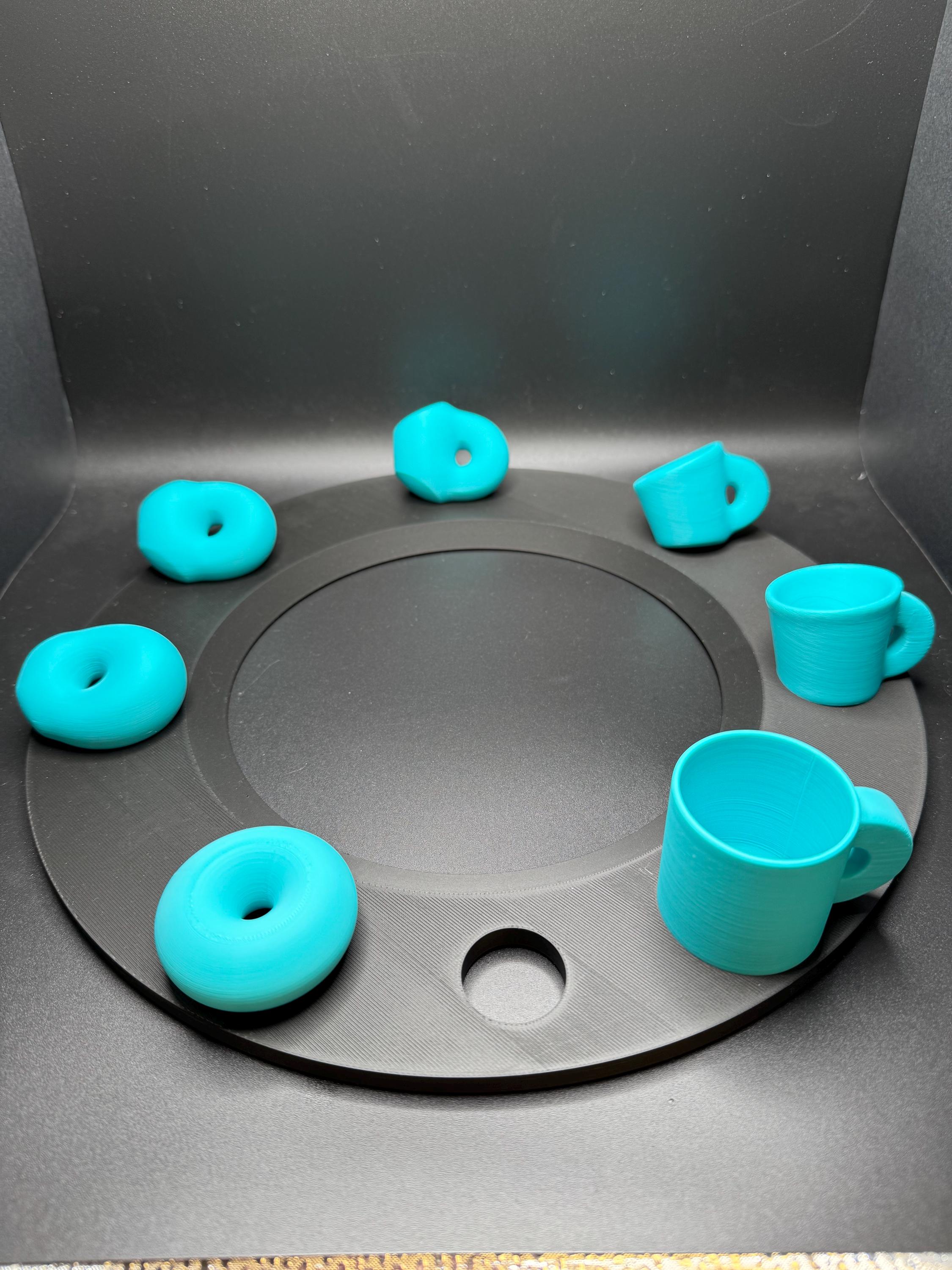 Topology Joke Mug 30cm Diameter - Funny Math Coffee Cup With Donut and ...