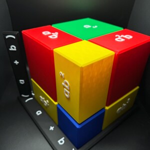 Visual Algebraic Identity (a+b)3 - 3D Print - Large Teacher Resource ...