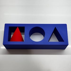 Large Triangle + Circle + Square Puzzle for Kids - Shape Learning Toy ...
