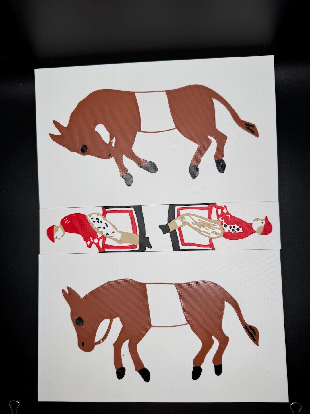 Sam Loyd's Famous Trick Donkeys - Modern 3D Recreation of 1800s Classic ...