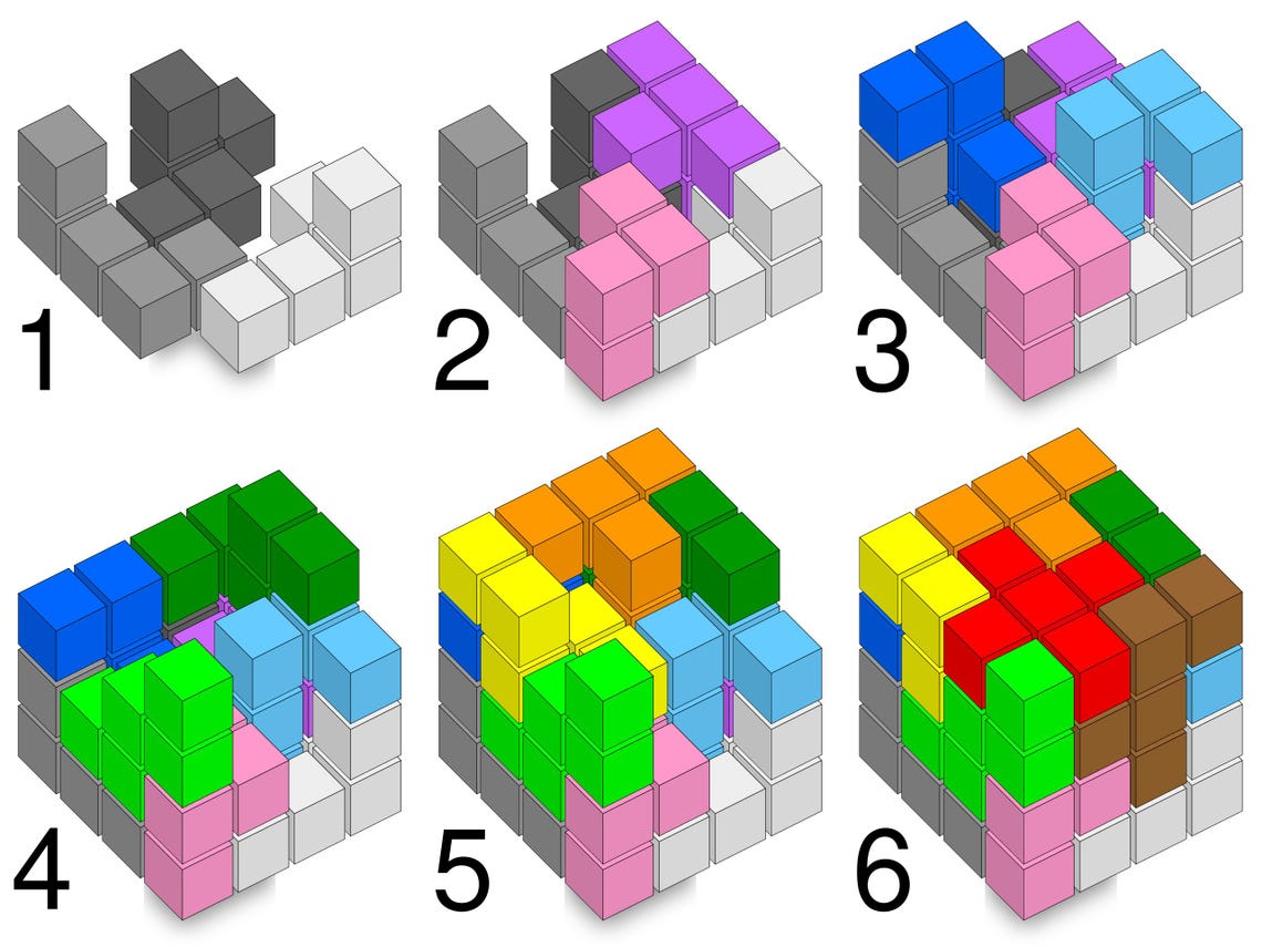 Bedlam Cube Puzzle - 12 Pentacubes in 3 Sizes: Perfect for Teachers ...