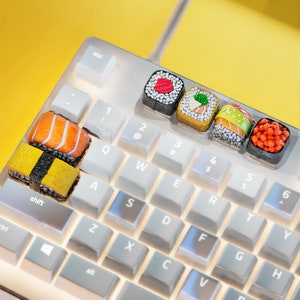 Japanese Sushi Artisan Mechanical Keyboard Keycaps Set - for Cherry MX ...