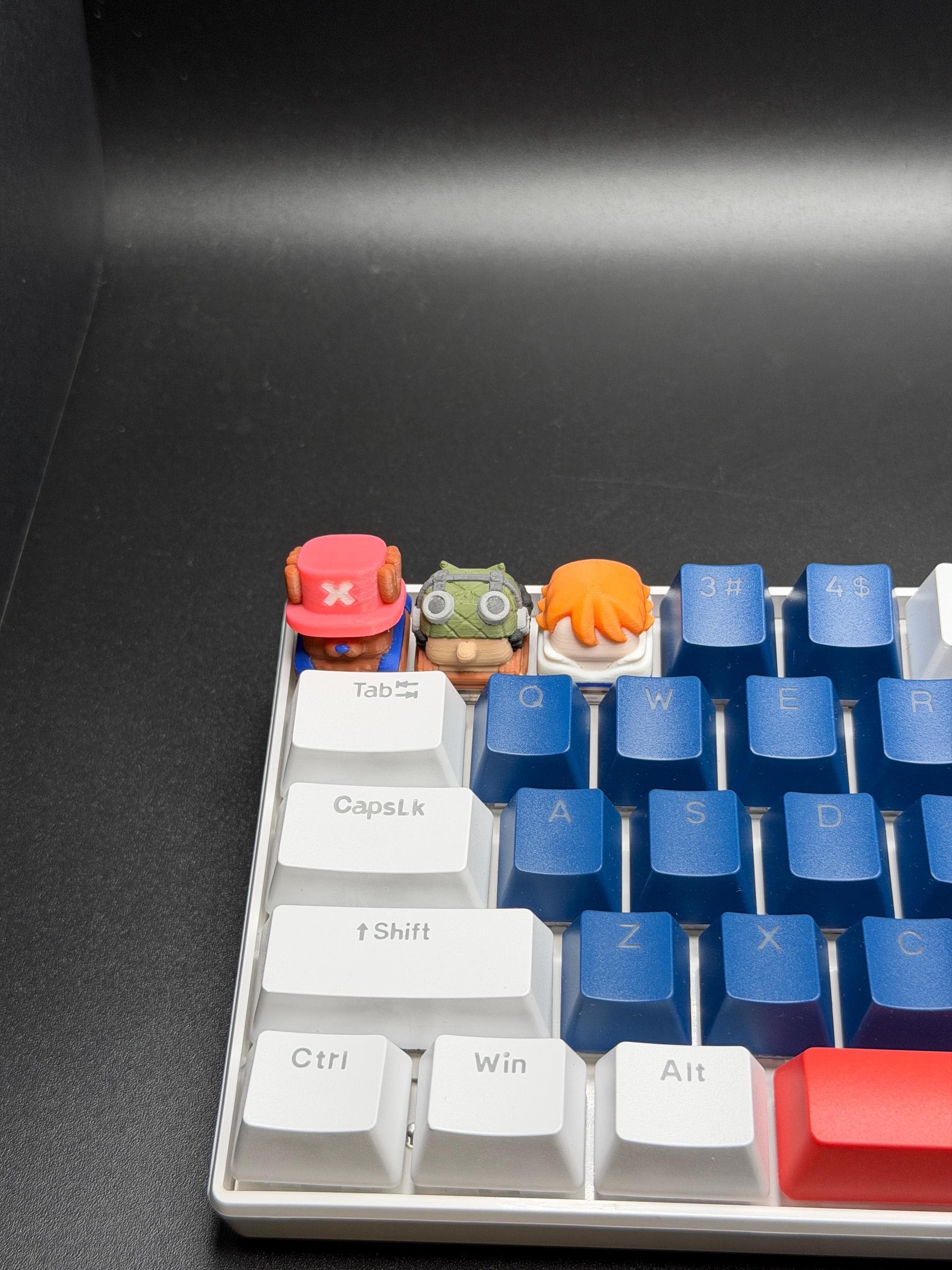Handmade Inspired by Anime Keycaps - Usopp, Nami, Chopper for Cherry MX ...