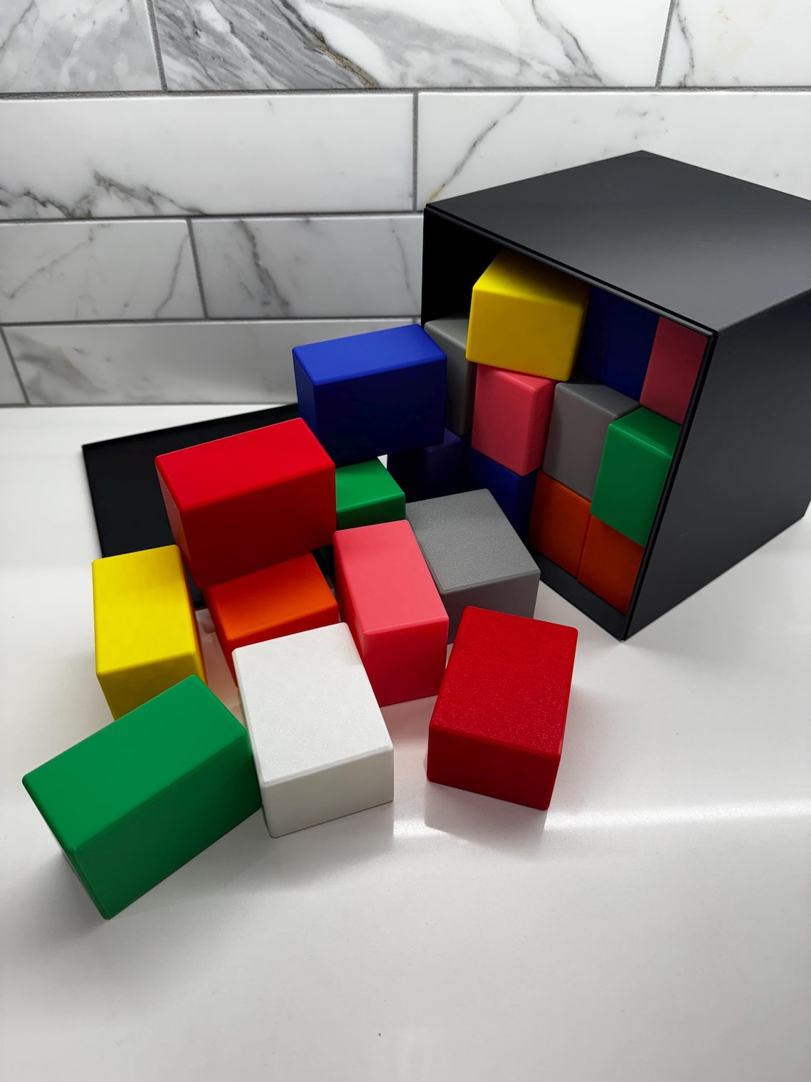 Hoffman's Packing Puzzle - Unique Brain Teaser, 27 Cuboids Challenge ...