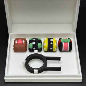 Handmade Inspired by Demon Slayer Keycaps: Tanjiro, Nezuko, Zenitsu ...