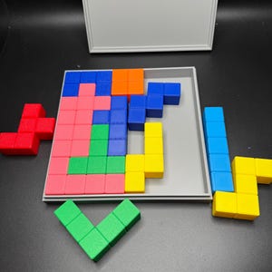 Flat Pentominoes Puzzle - 13 Unique Pieces, Challenging STEM Learning ...