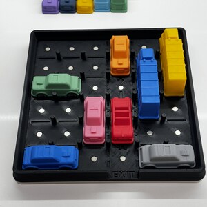 Escape the Gridlock Rush Hour Challenge Sliding Puzzle Logic Game 3D ...