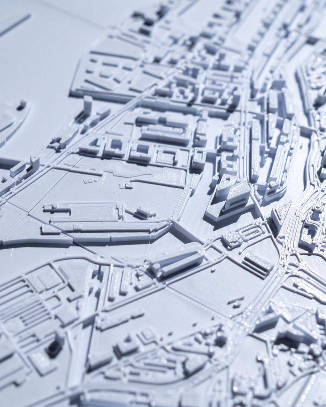 3D City Map Hamburg Modular Map Art - Etsy