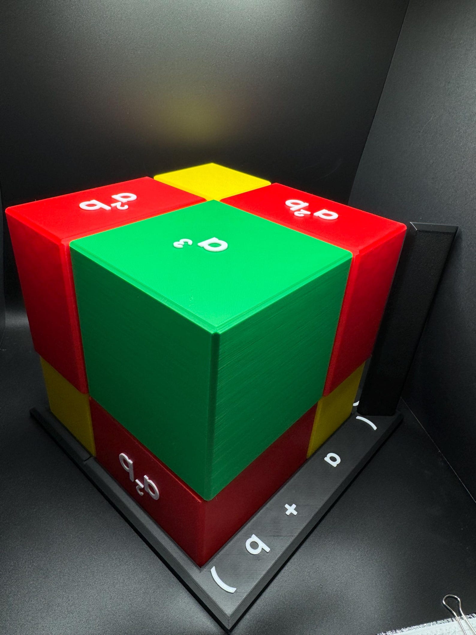 Visual Algebraic Identity (a+b)3 - 3D Print - Large Teacher Resource ...