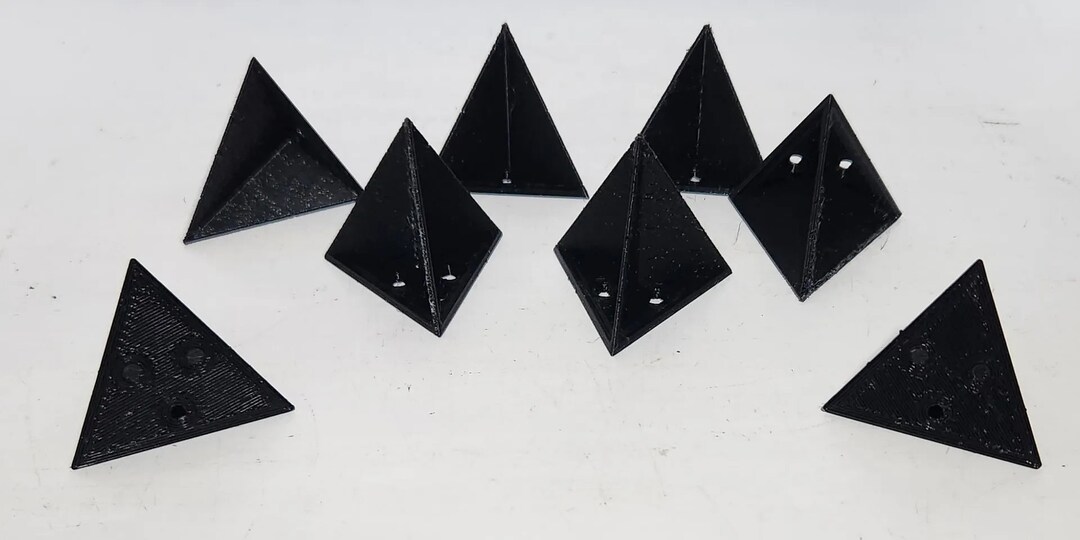 Heavy-duty Paint Cones - 12 Pack | Stability Tetrahedron Shape for ...