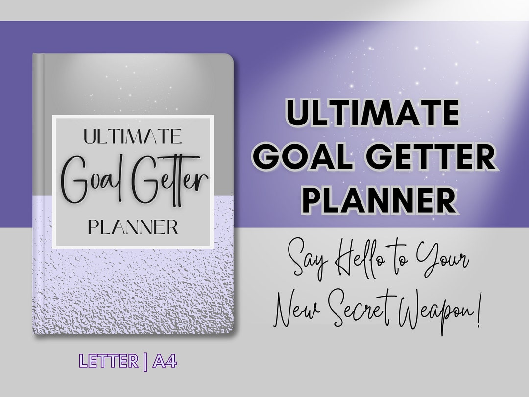 Goal Getter Planner - Daily Weekly Monthly Goal Planner for Effective ...
