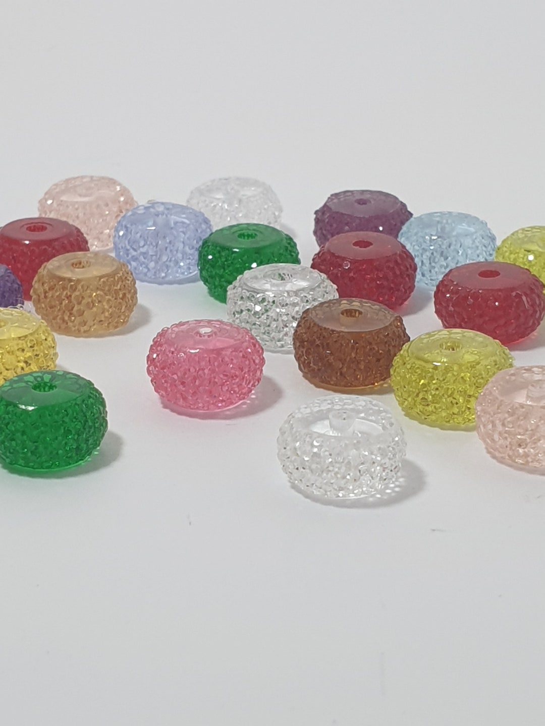 Spacers Transparent 12mm Mix. Ideal for Beadable Pens, Keychain ...