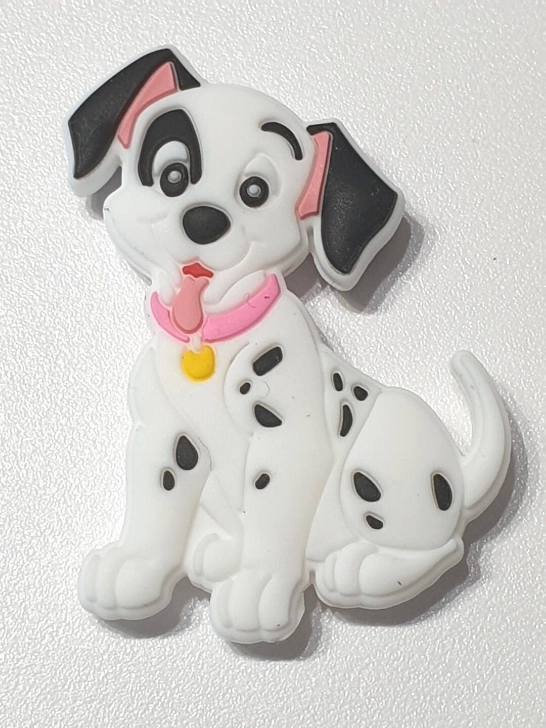 Dalmatian Dog Focal Silicone Bead, DIY Craft Supplies, Dog Lover Gift ...