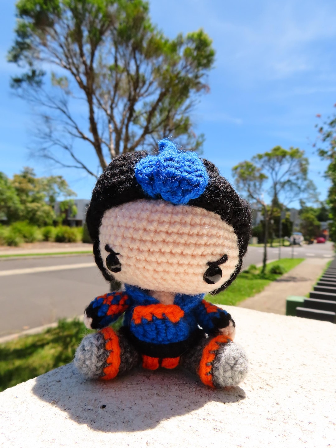 Yoru Valorant Crochet Plush, Valorant Character Agent, Valorant Crochet ...