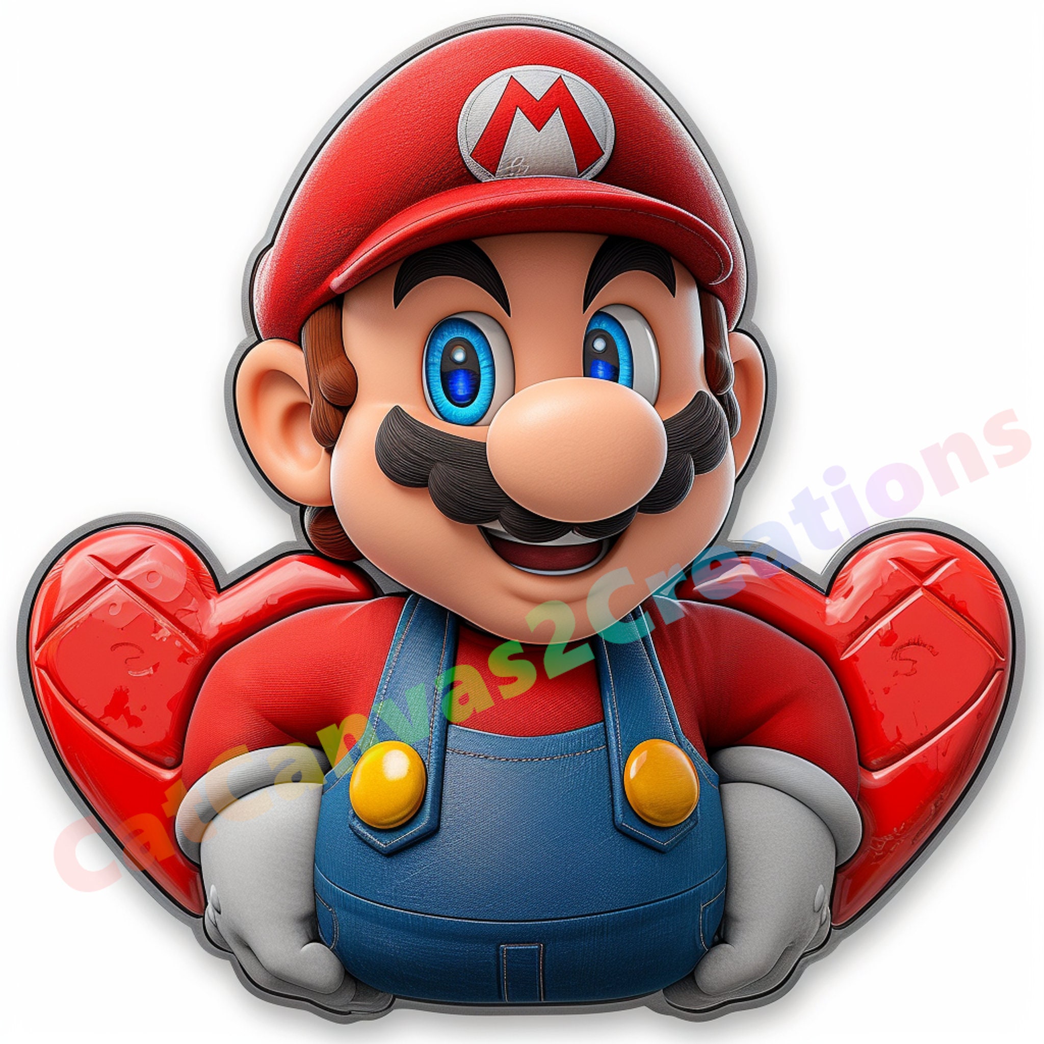 Cute Red Super Mario PNG Digital Download,printable Mario,digital Mario ...