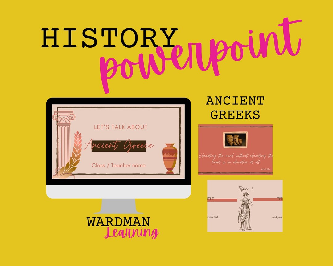Primary History Ancient Greek Editable Powerpoint Slide Design - Etsy