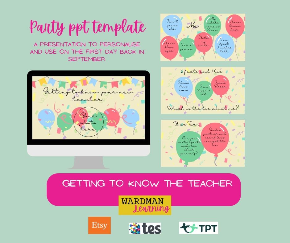 Get to Know the Teacher Introduction Powerpoint Start of Year Activity ...