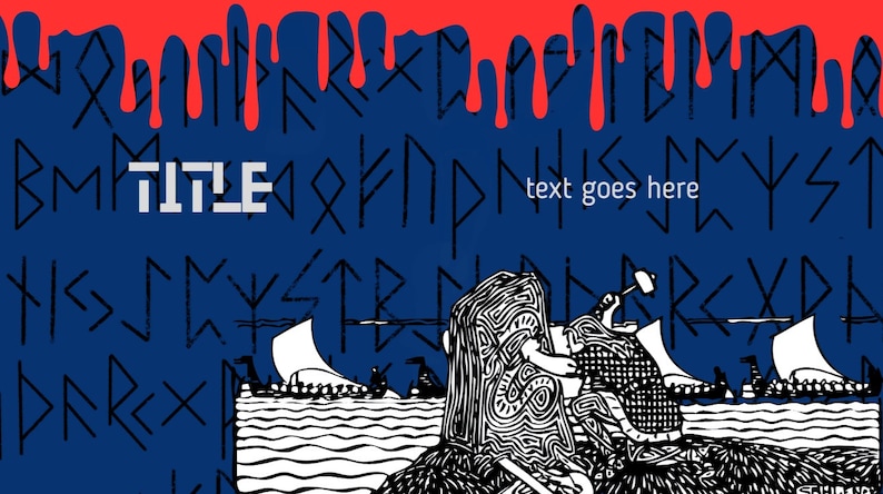 Editable Viking Powerpoint Slide Design Primary History - Etsy