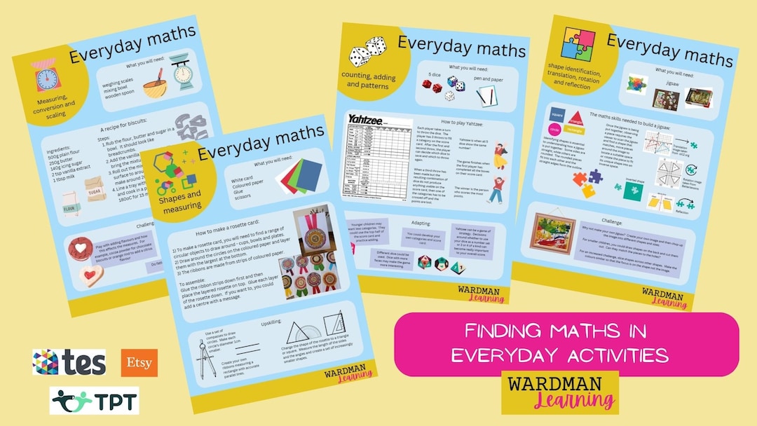 Everyday Maths Games and Activities Home Learning Homework Active ...