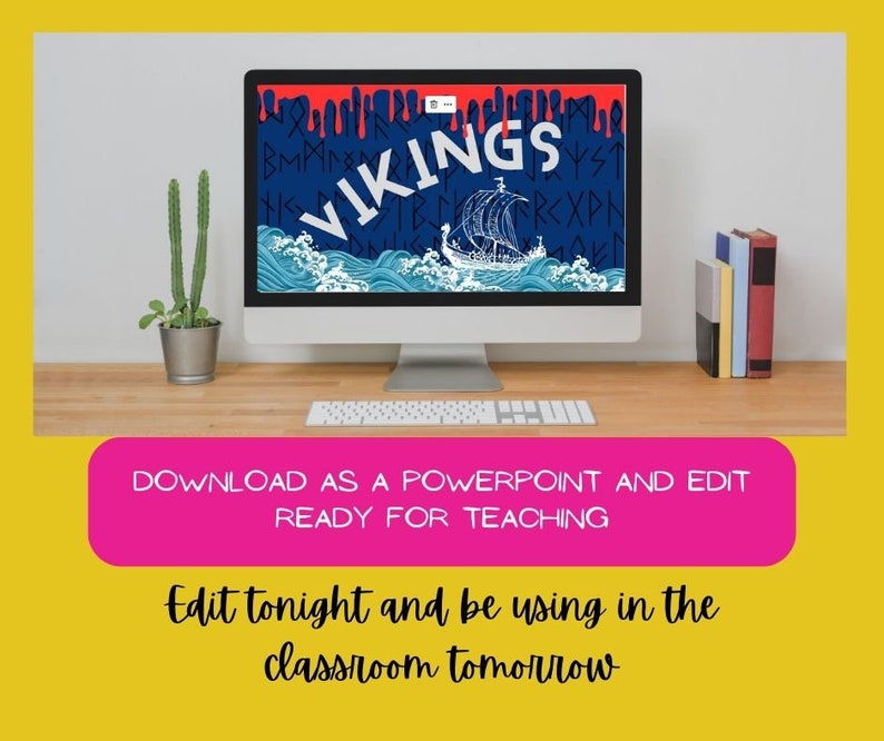 Editable Viking Powerpoint Slide Design Primary History - Etsy