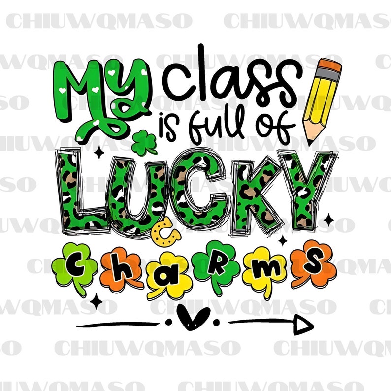 My Lucky Charms Png, in My Lucky Era Png, St Patrick's Day Digital File ...